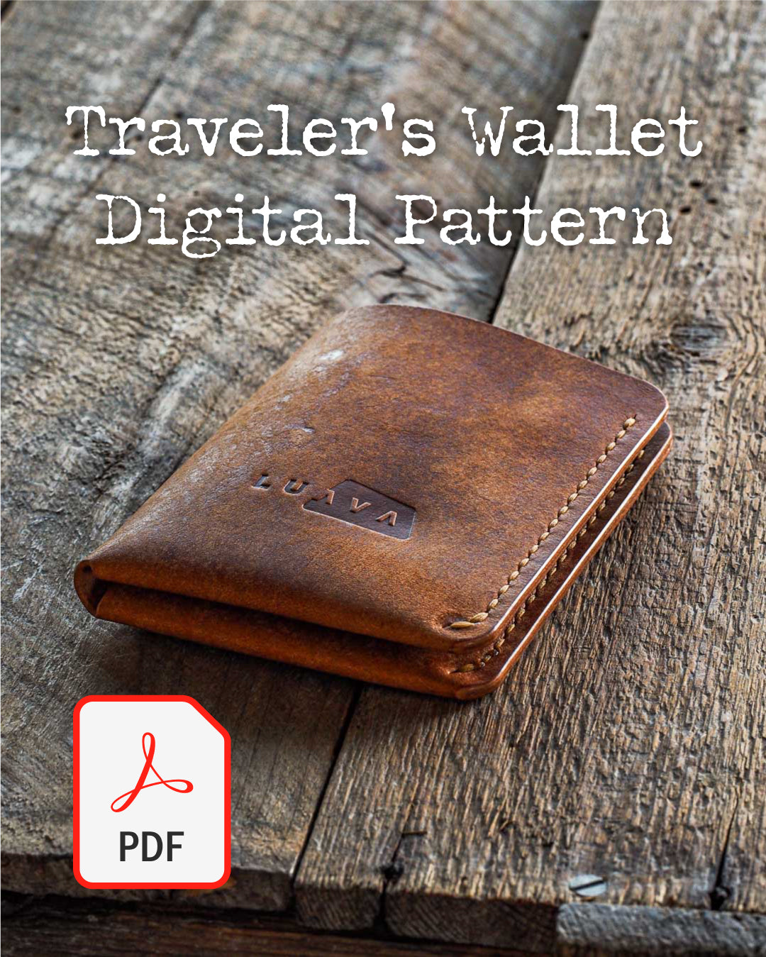 Traveler's Wallet Digital Pattern - Luava